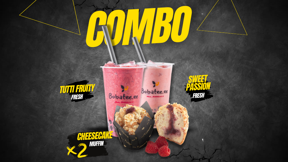 Combo kahele Fresh + muffin - Bobatee.ee